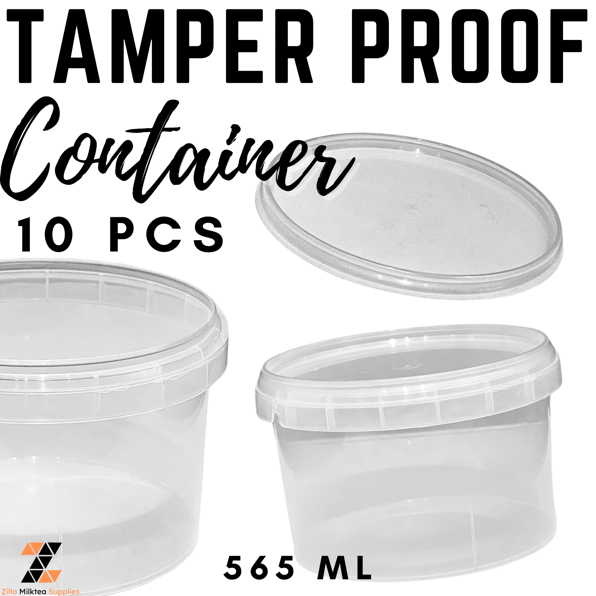 565ml Tamper Proof Container Microwavable Food Grade Stackable with Co ...