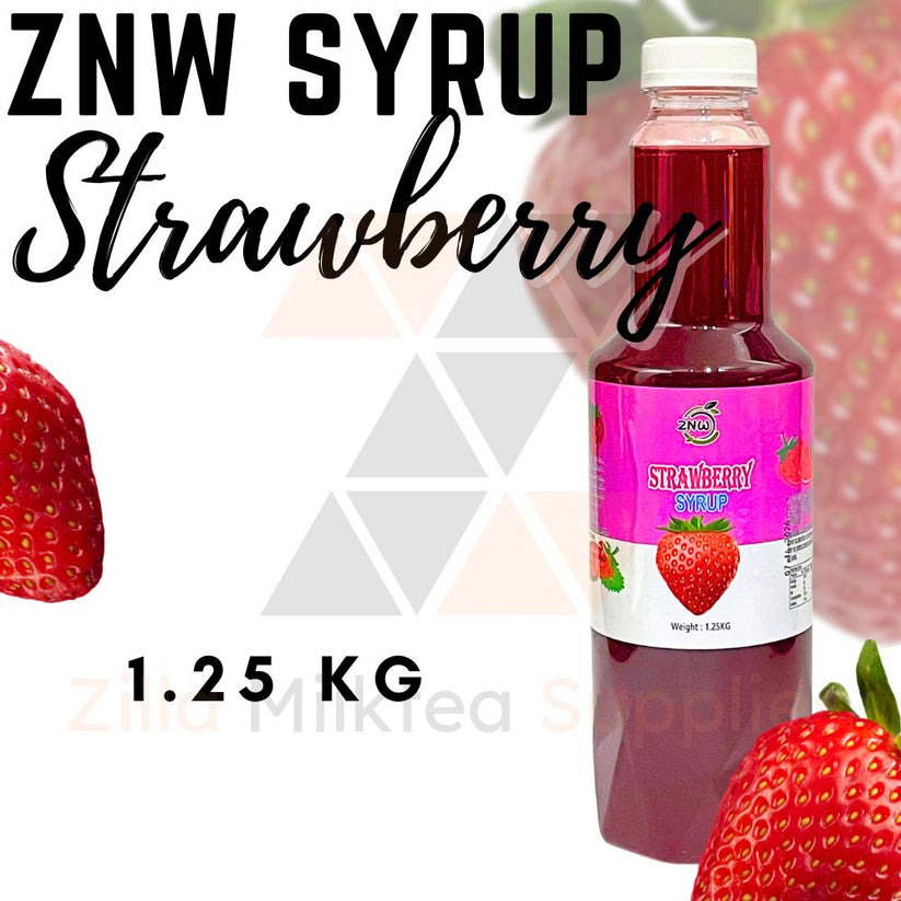 ZNW Fruit Syrup 1.25KG with 10 Premium Flavors Perfect for Fruit Tea ...
