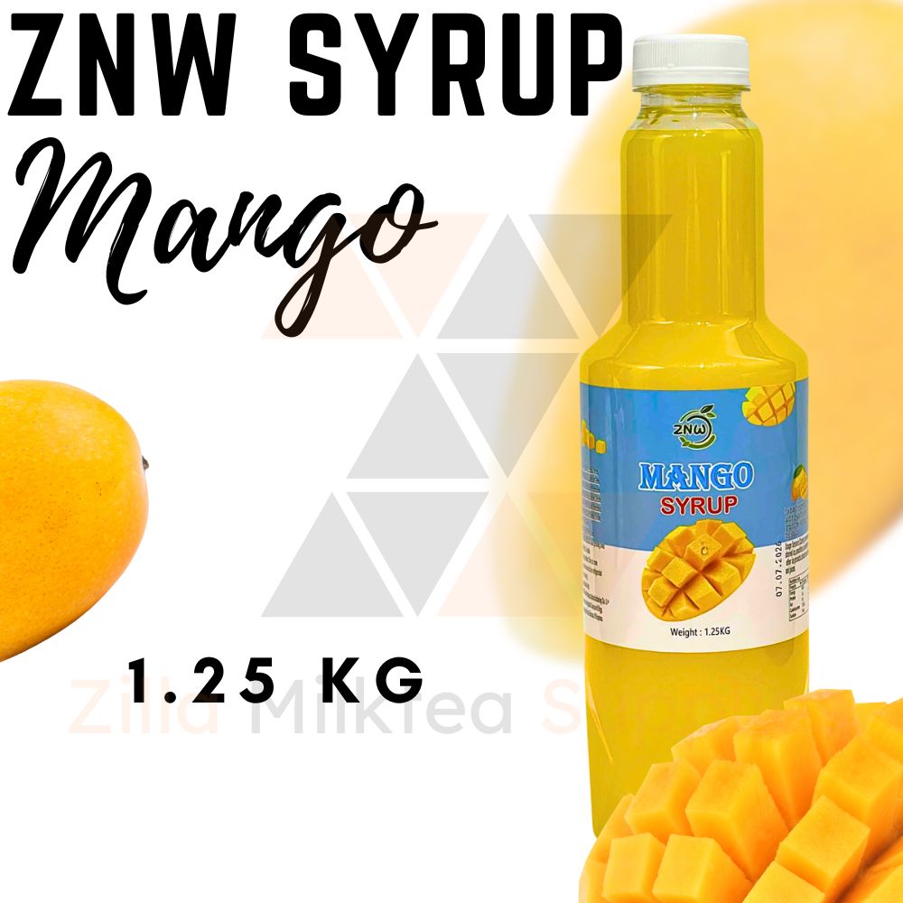 ZNW Fruit Syrup 1.25KG with 10 Premium Flavors Perfect for Fruit Tea ...